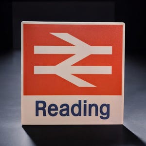 Personalised British Rail Station LED Sign – Custom Station Name Light ...
