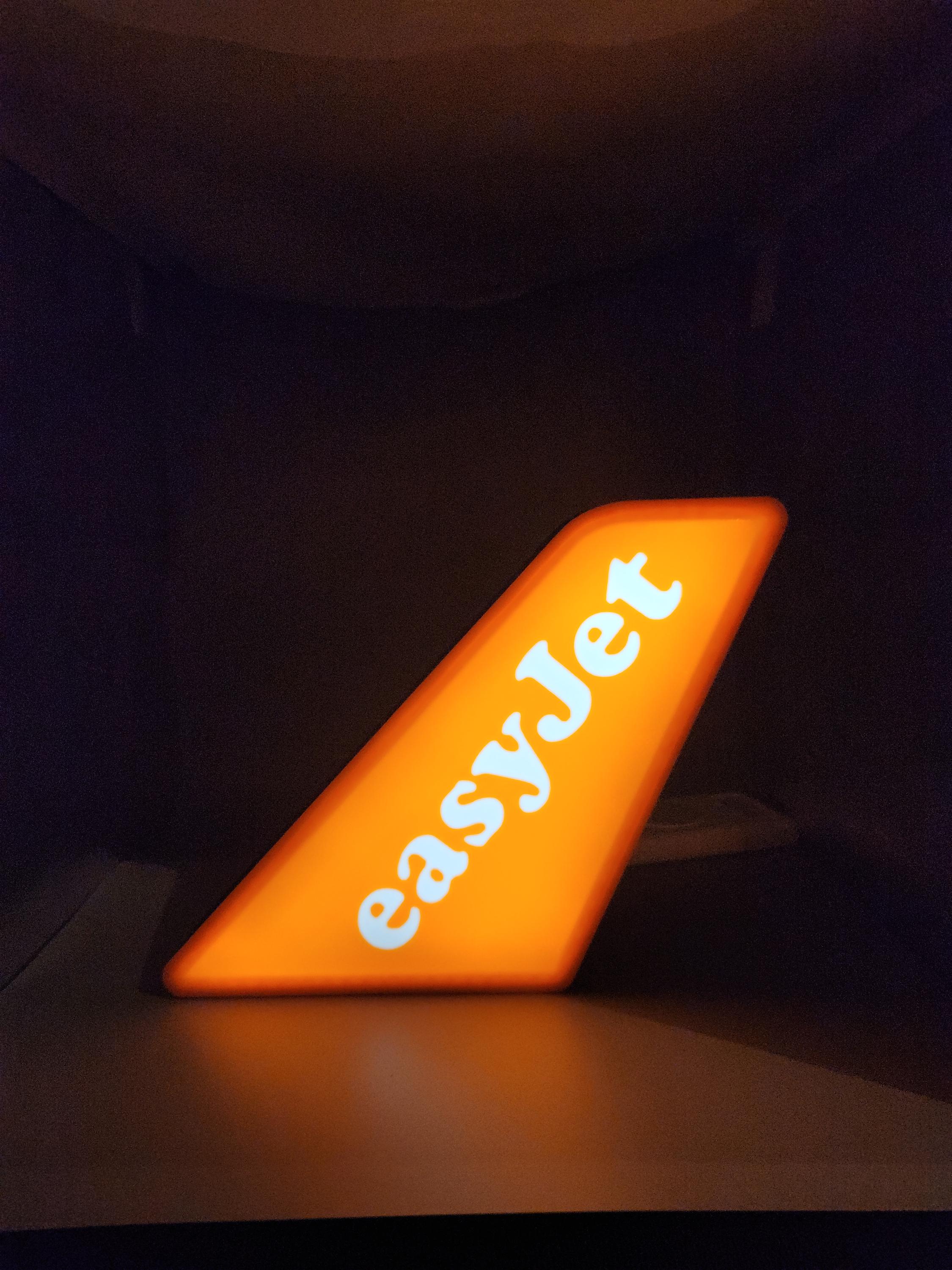 Led Lit Easyjet Aircraft Tail. - Etsy