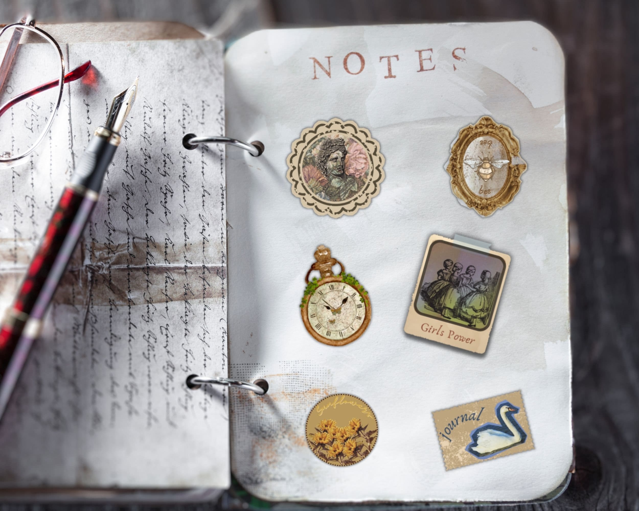 Vintage Stickers Vintage Stickers for Journaling Vintage Printable ...