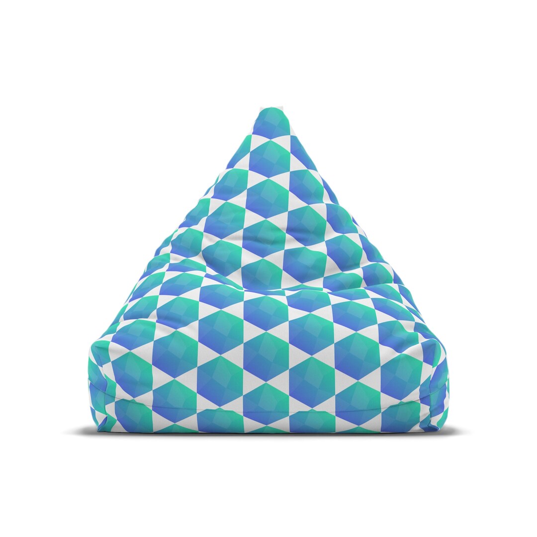 Geometric Oasis Bean Bag Chair - Etsy