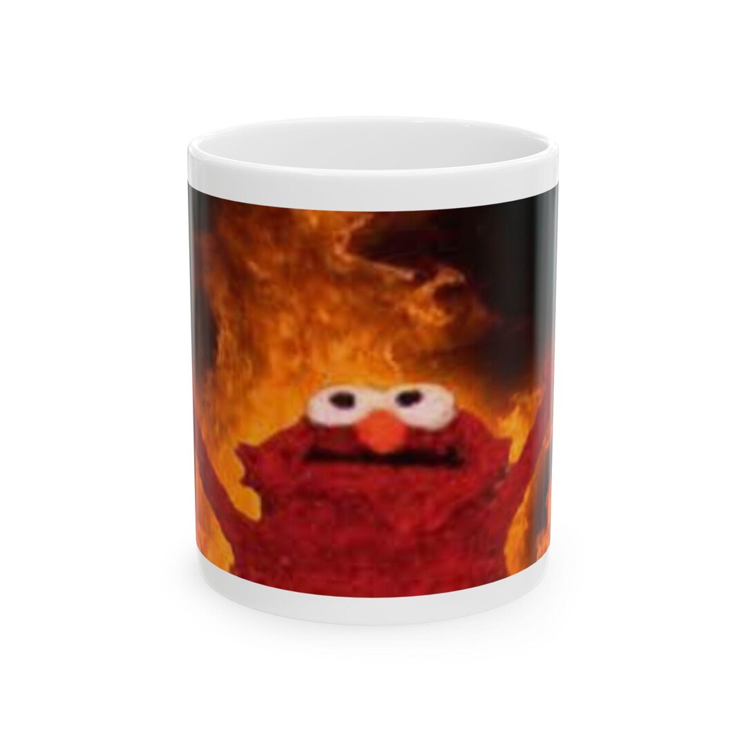 On Fire Elmo - Etsy