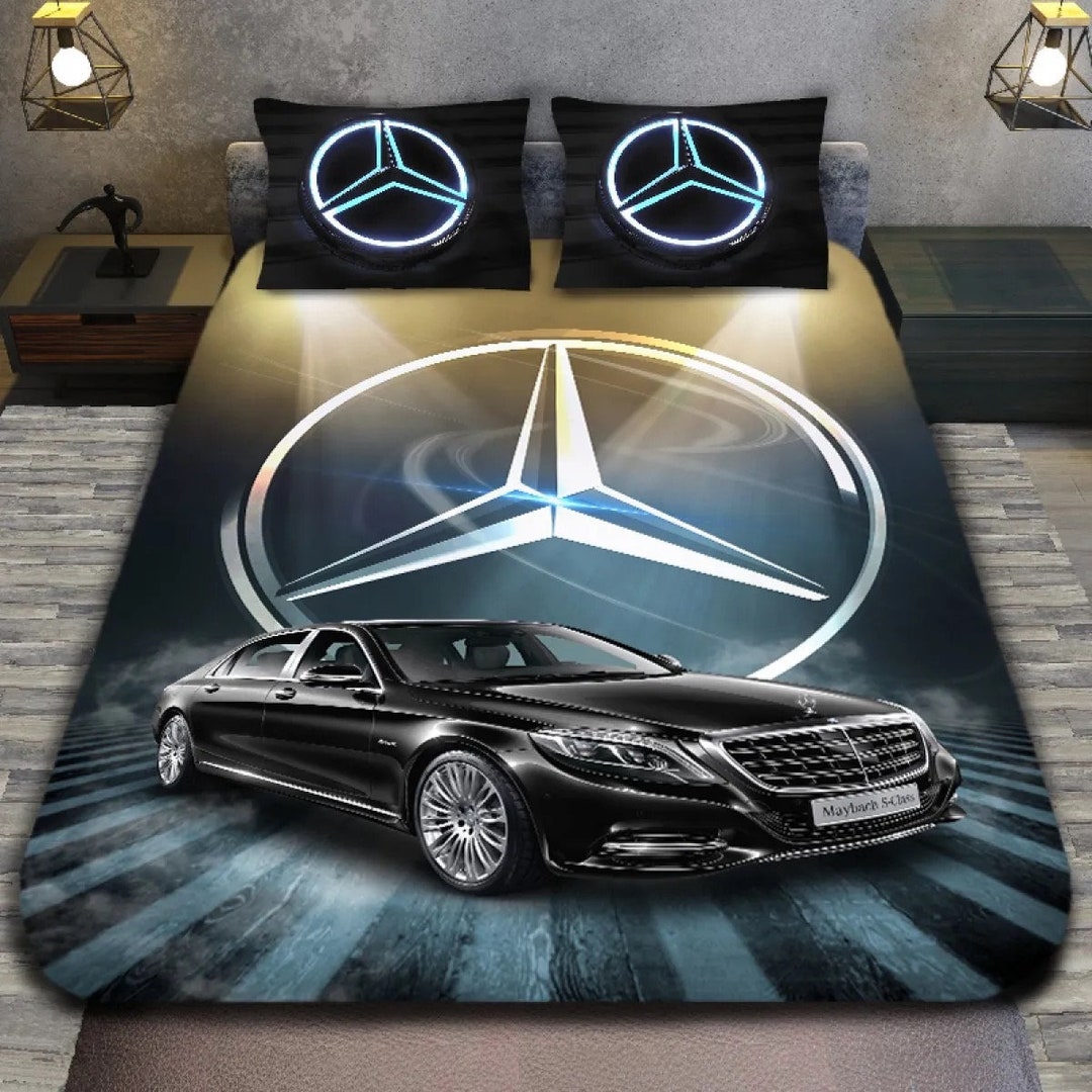 Luxury Handmade 3D Mercedes Maybach S-class Cotton Duvet Cover Set ...