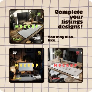 Desk Mat Mock Up, Mousepad Mock Up, Desk Pad Mockup, Printify Desk Mat ...