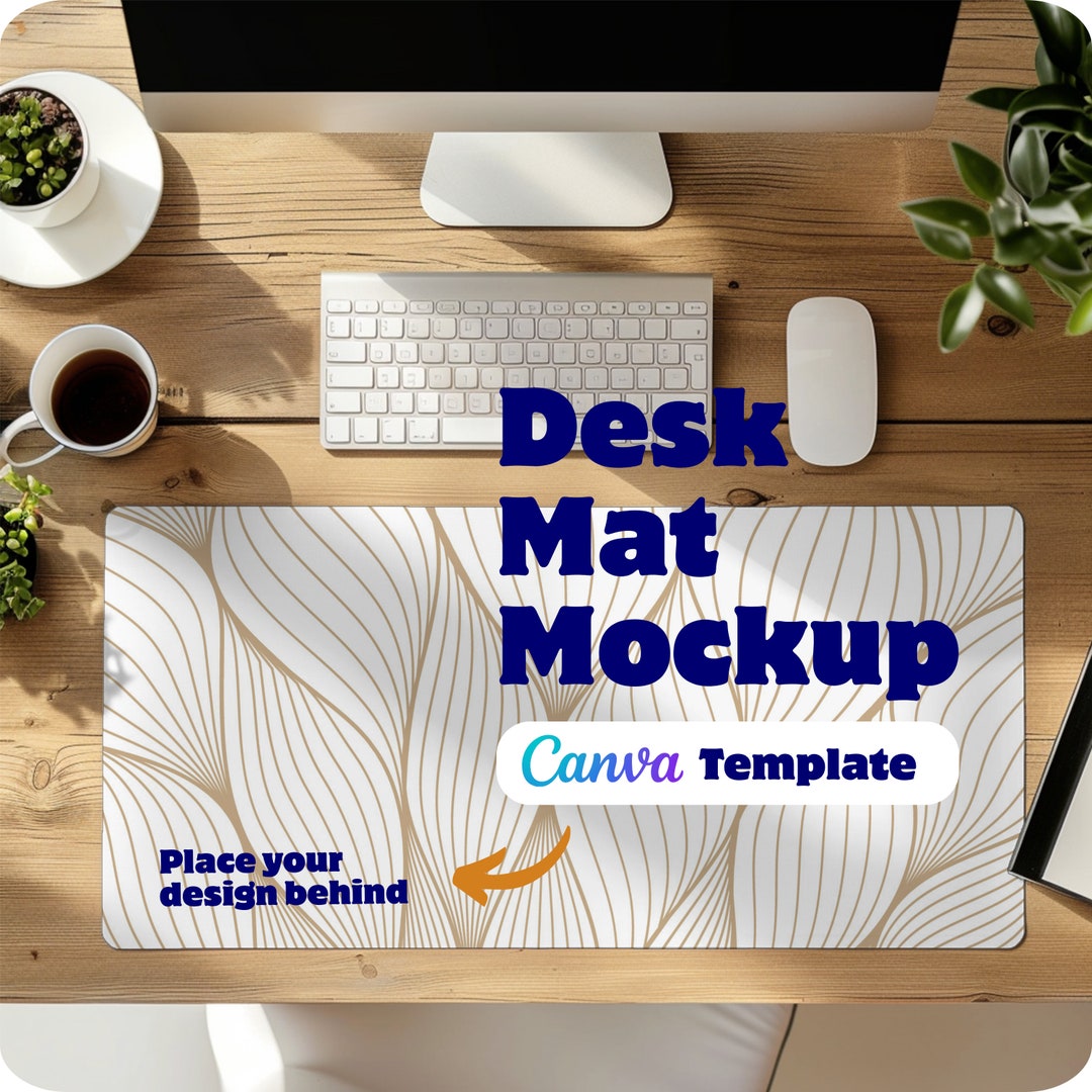 Desk Mat Mockup Canva Template Mousepad Mockup, Printify Dimensions ...