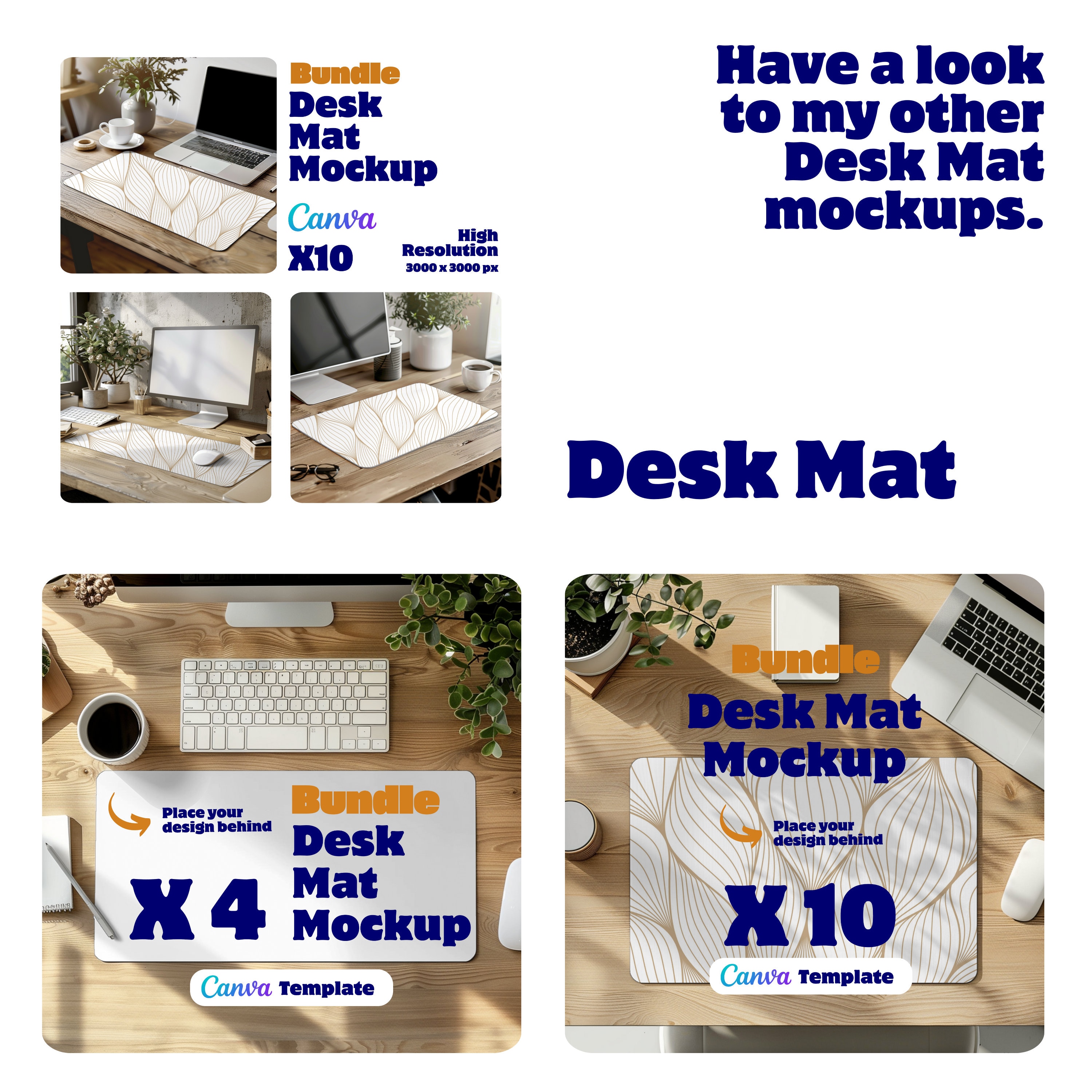Desk Mat Mockup Canva Template Mousepad Mockup, Printify Dimensions ...