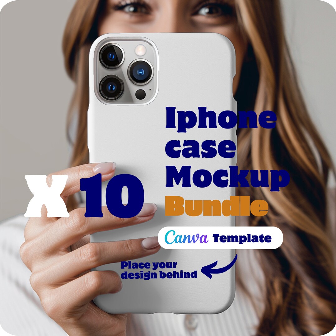 IPhone Case Mockup Bundle, iPhone Case Template Canva, iPhone Mockup Bundle, Phone Case Mockup ...