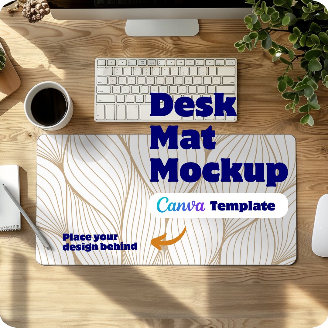 Desk Mat Mockup Canva Template Mousepad Mockup, Printify Dimensions ...