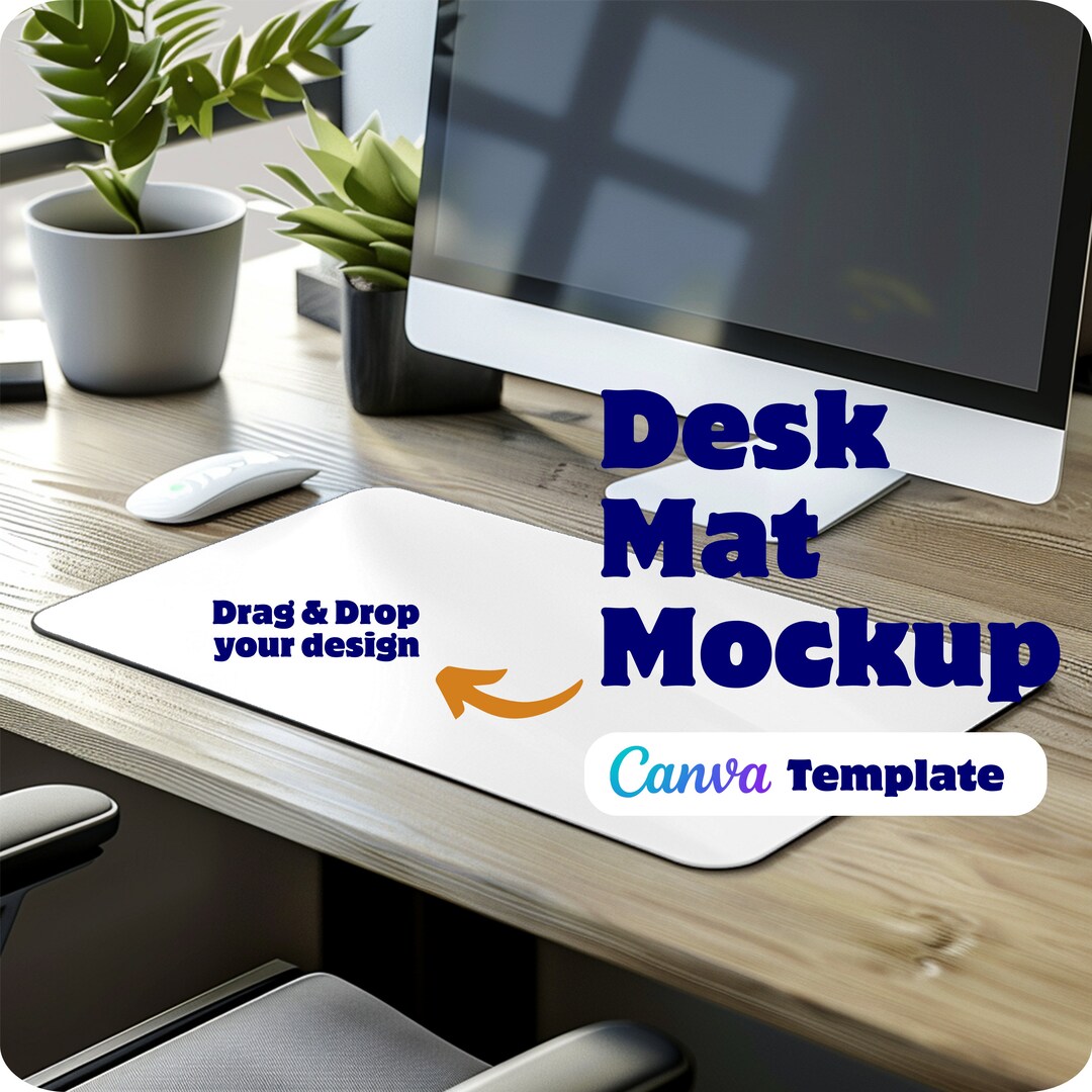 Desk Mat Mockup Canva Mousepad Mockup, Printify Dimensions Editable ...