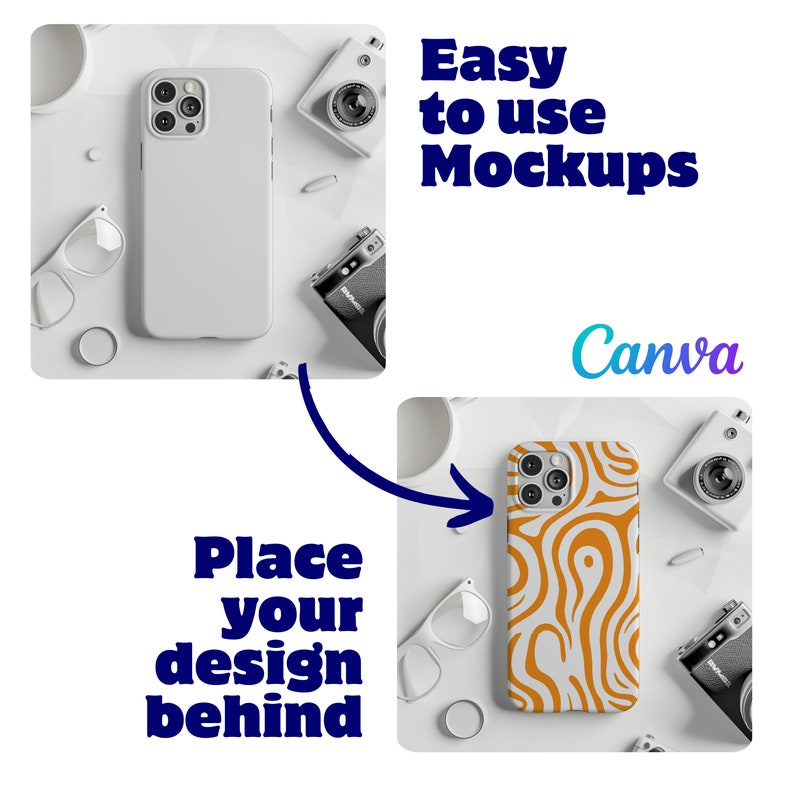 Ultimate iPhone Case Mockup Bundle, iPhone Case Template Canva, iPhone Mockup Bundle, Phone Case ...