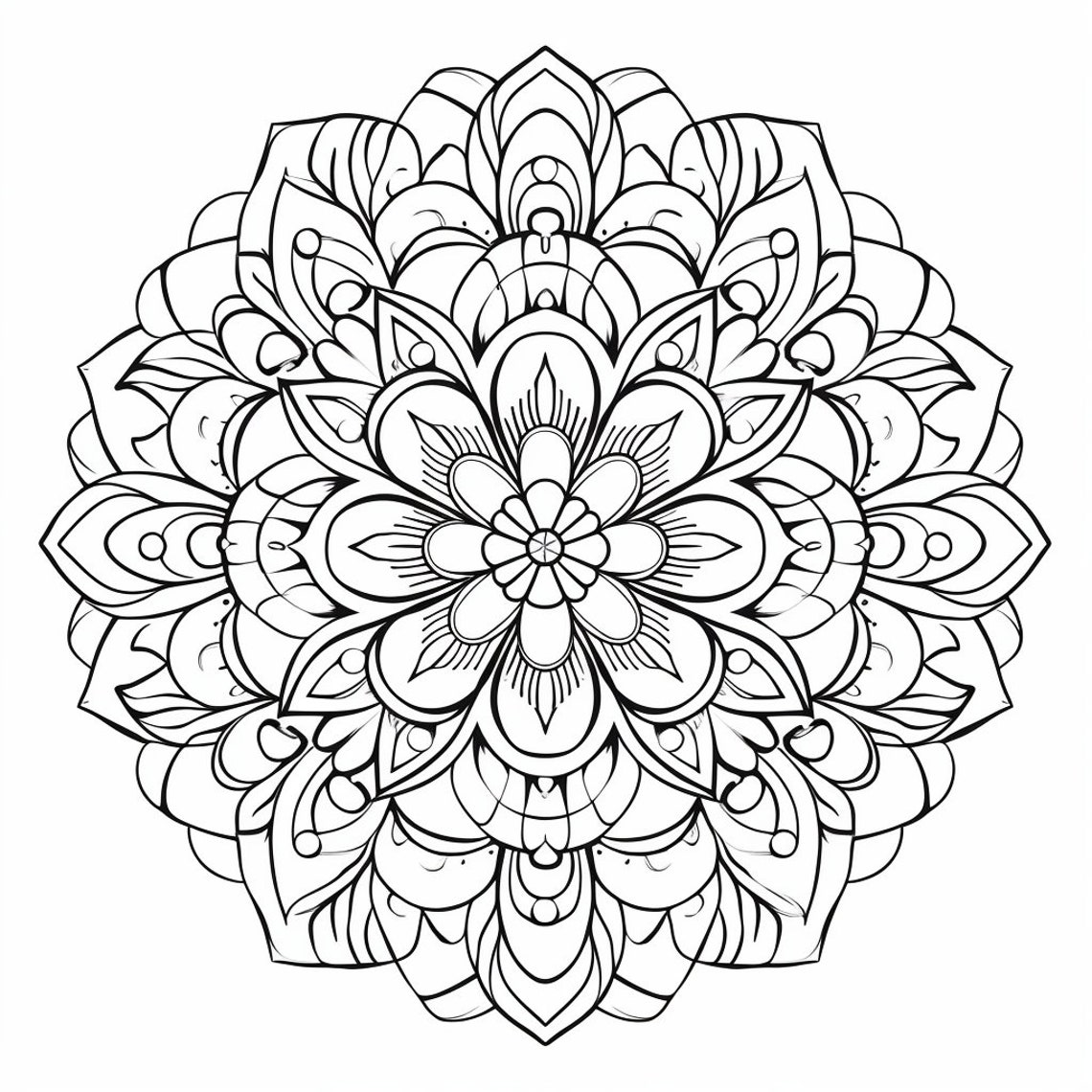 Zen Doodles: Mandalas for Mindful Coloring - Etsy