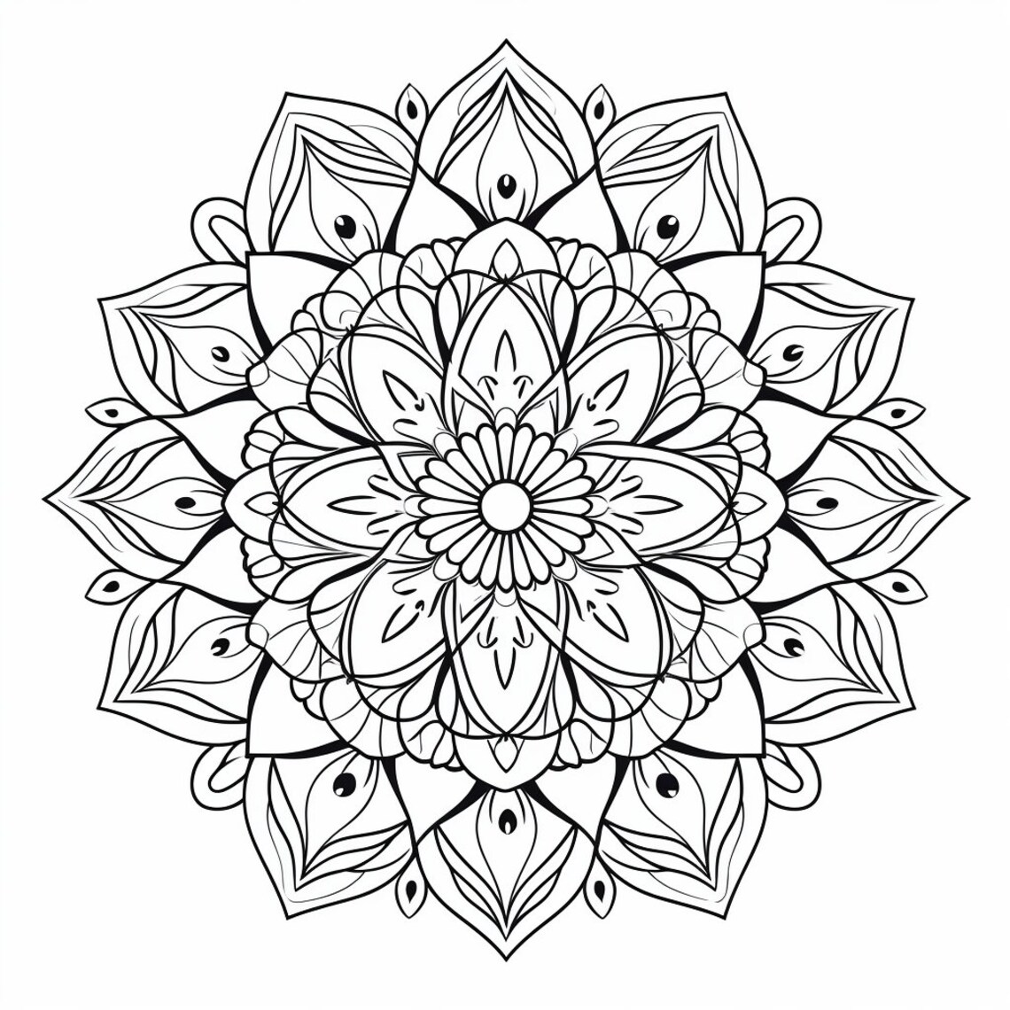 Zen Doodles: Mandalas for Mindful Coloring - Etsy