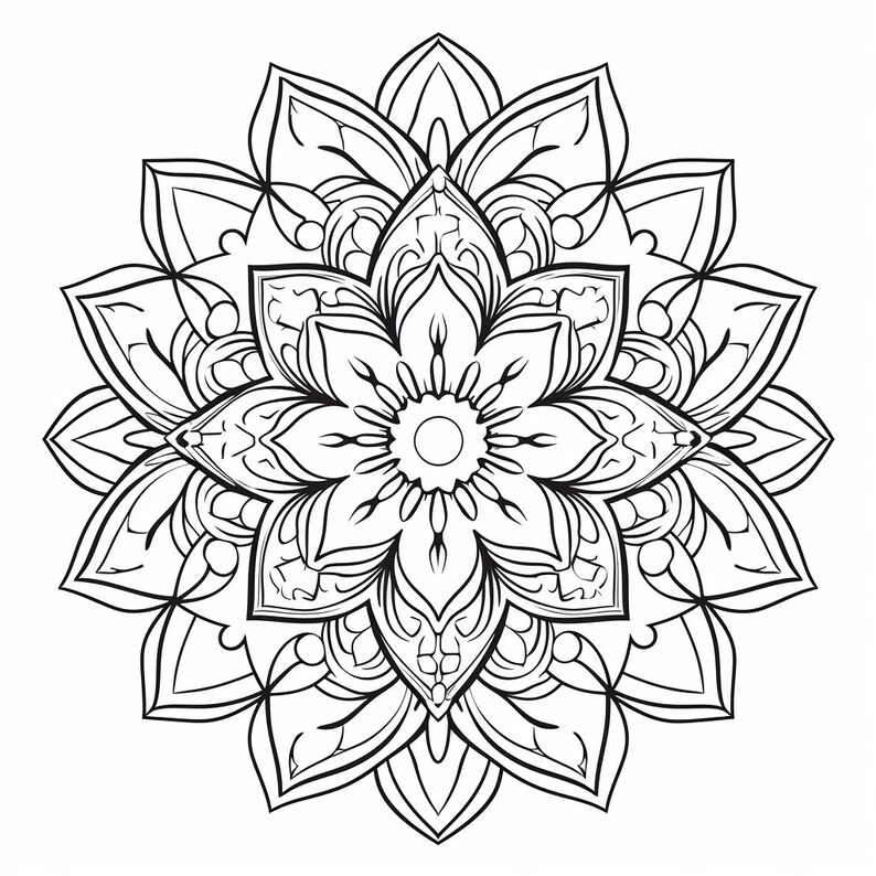 Zen Doodles: Mandalas for Mindful Coloring - Etsy