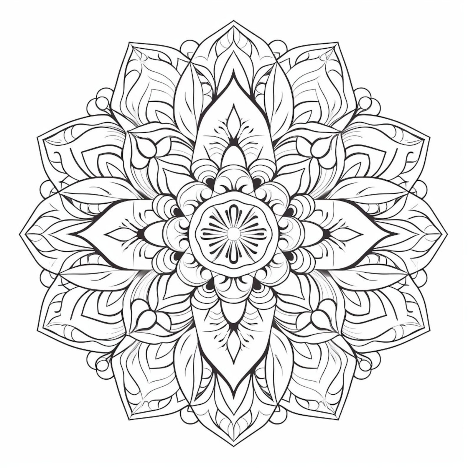 Peaceful Patterns: Mandalas for Relaxation - Etsy