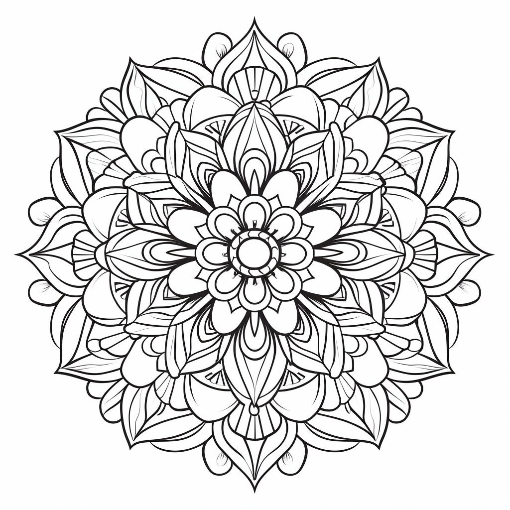 Mindful Mandalas: Coloring Book for Tranquility - Etsy