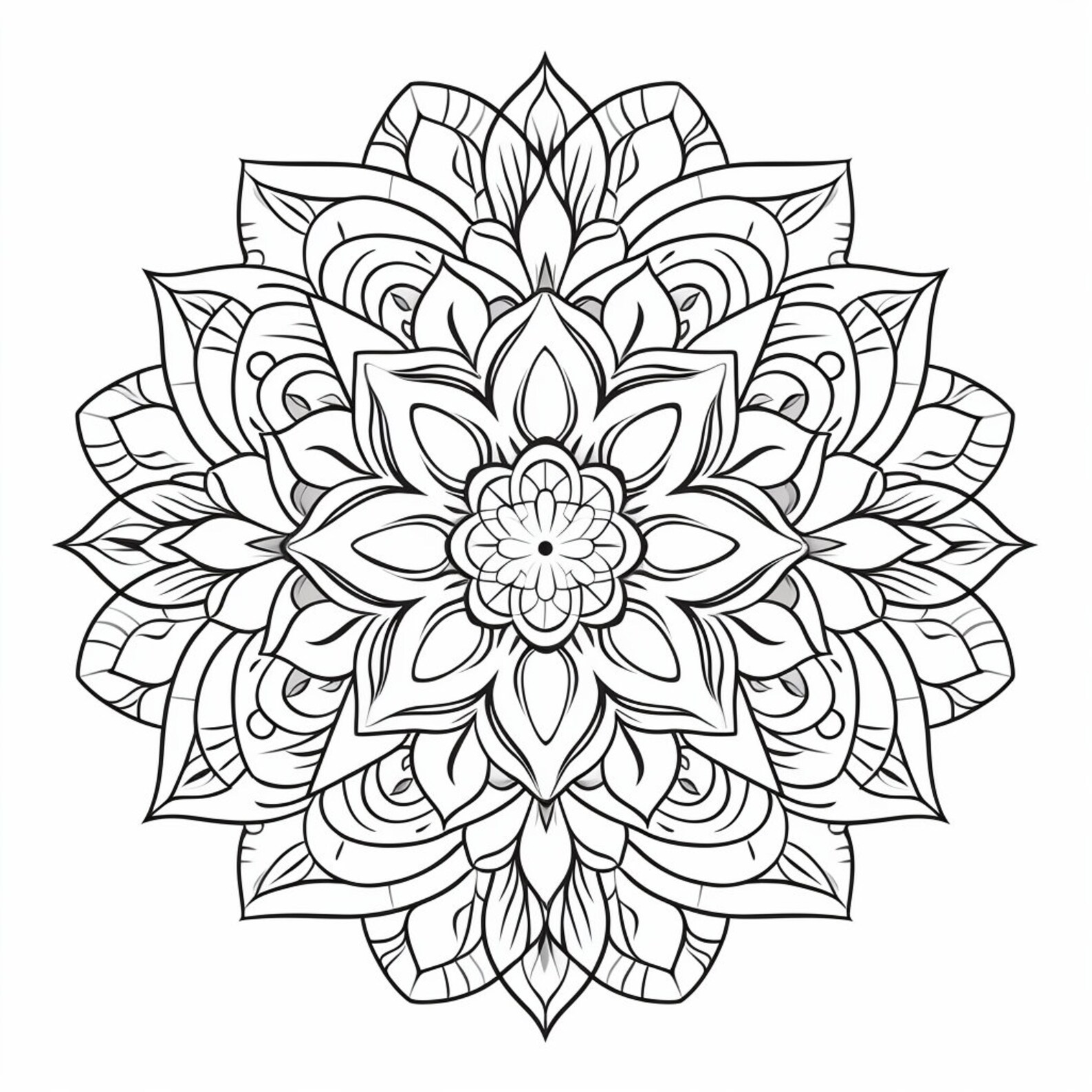 Peaceful Patterns: Mandalas for Relaxation - Etsy