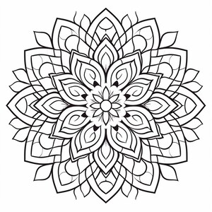 Mandalas for Relaxation: an Adult Coloring Journey - Etsy