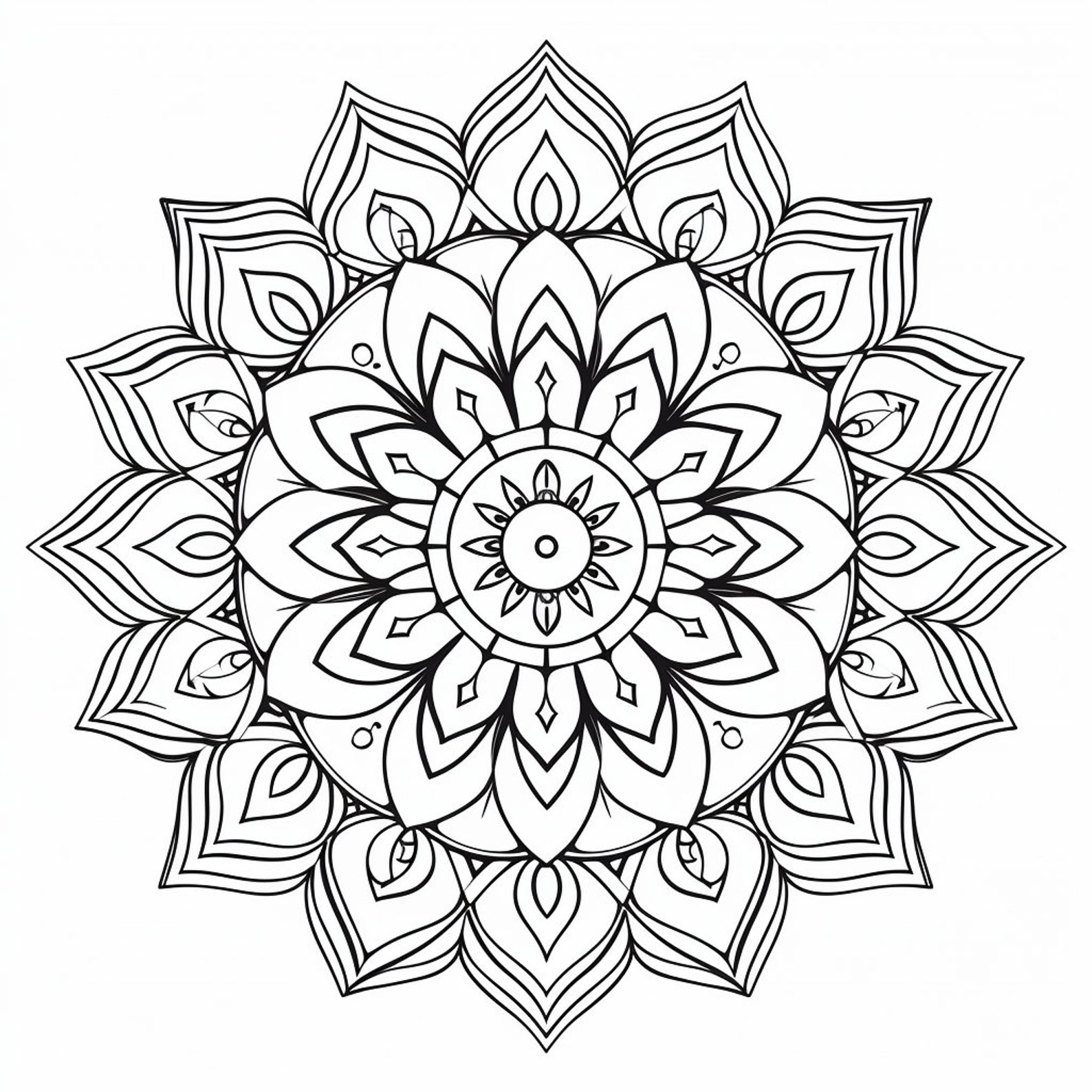Zen Mandalas: A Therapeutic Coloring Experience - Etsy