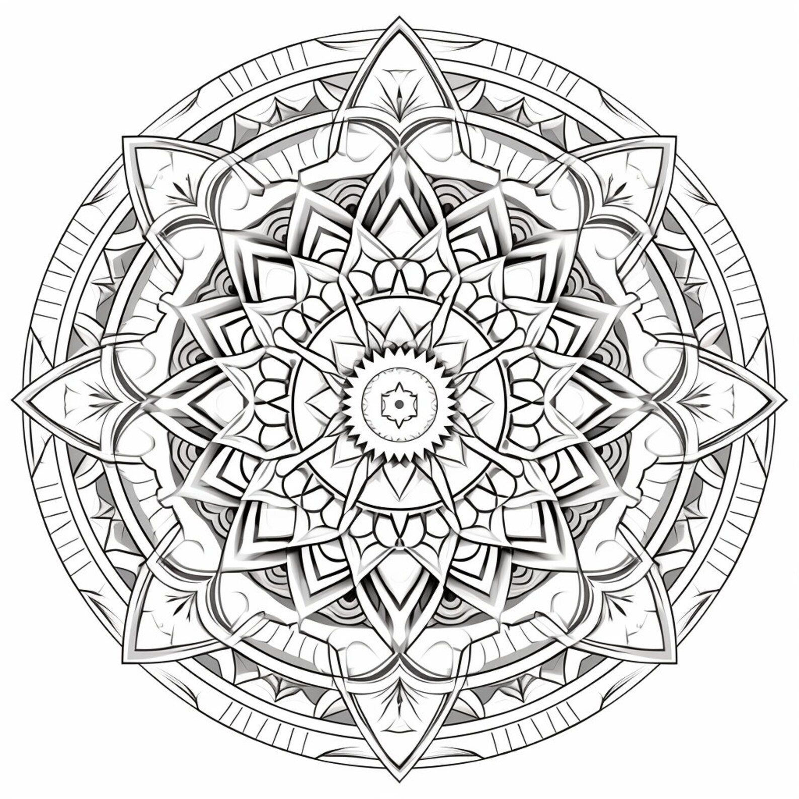 Peaceful Patterns: Mandalas for Relaxation - Etsy