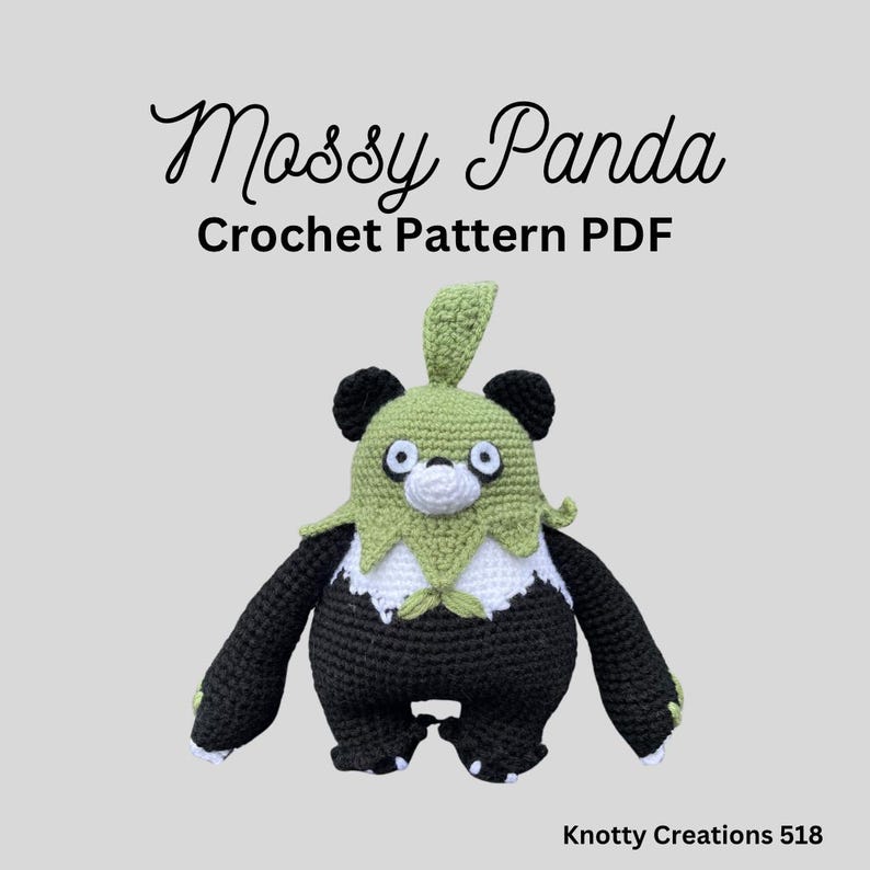 Mossanda Crochet Pattern, Palworld PDF Pattern, Digital ONLY, English ...