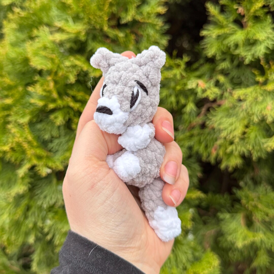 Made to Order Worry WOLF, Custom Crochet Doll, Unique Stuffie, Donation ...