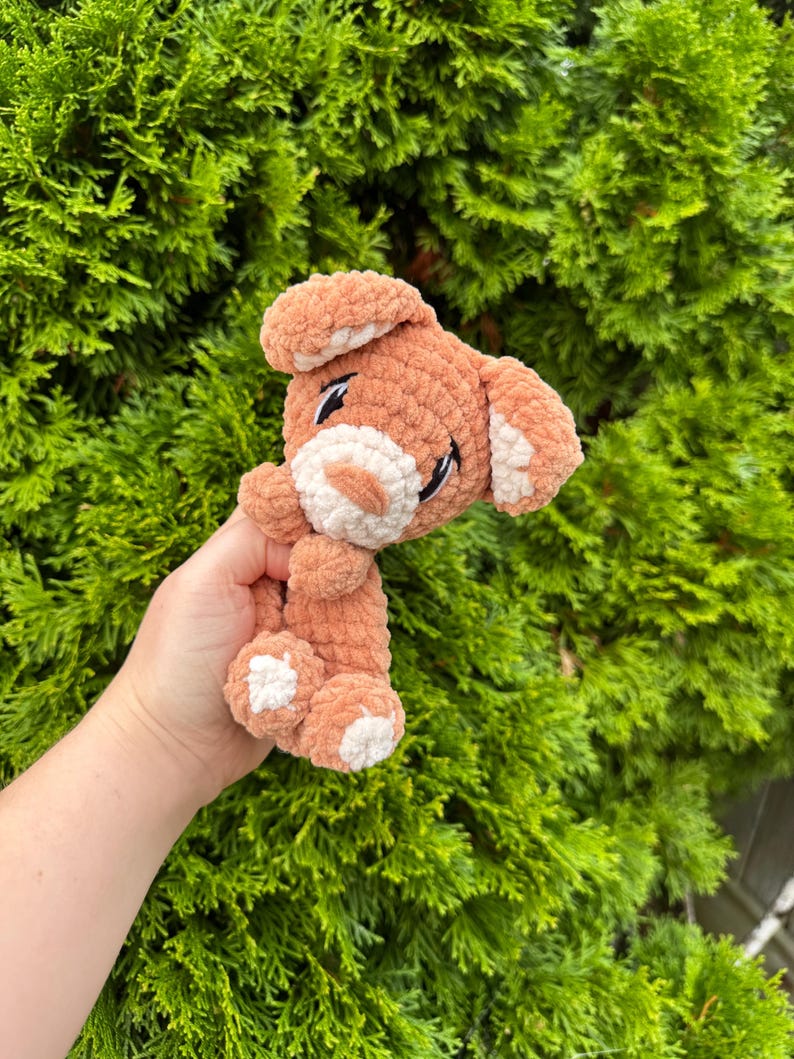 Beary Snuggly Friend, Crochet Pattern, Stuffed, Worry Animal, PDF ...