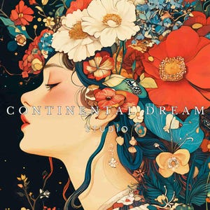 Boho Floral Beauty Poster - Whimsical Illustrated Art Print - Etsy