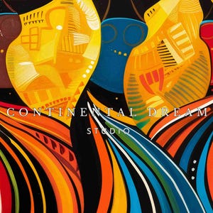 Beautiful African Tribal Dance Poster - Modern Abstract Wall Art Print ...
