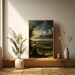 Victorian Style Art Poster - Scenic Countryside Oil Painting Print - Etsy