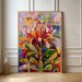 Stunning Abstract Floral Poster Bright Modern Artwork for Walls - Etsy