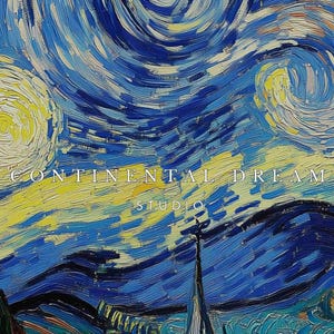 Van Gogh Starry Night Poster - Impressionist Wall Art - Etsy
