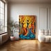 Beautiful African Tribal Dance Poster - Modern Abstract Wall Art Print ...