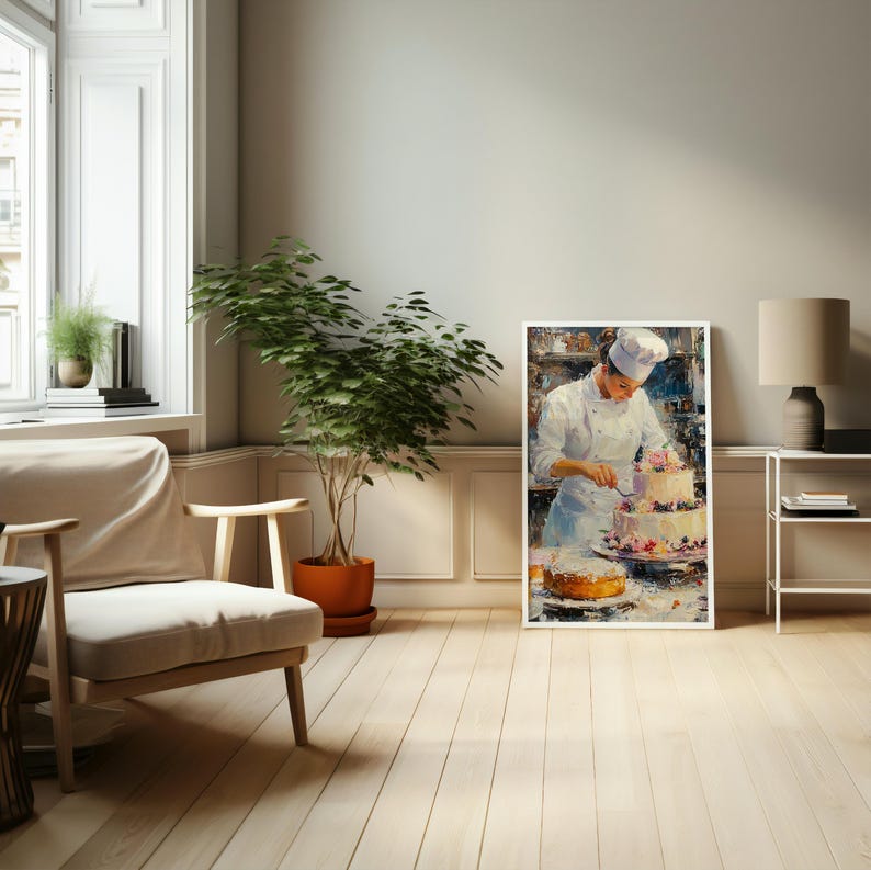 Culinary Masterpiece Poster - Vibrant Bakery Art Print, Captivating ...