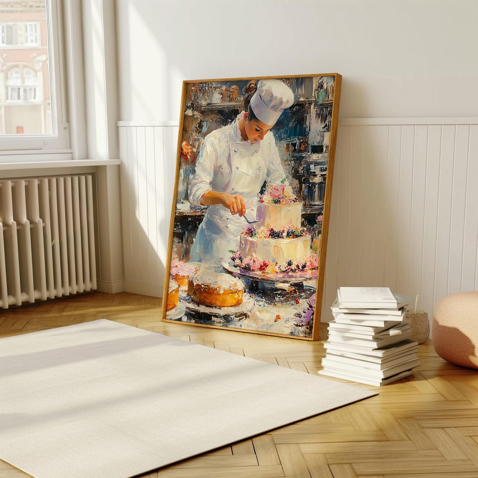 Culinary Masterpiece Poster - Vibrant Bakery Art Print, Captivating ...