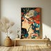 Boho Floral Beauty Poster - Whimsical Illustrated Art Print - Etsy