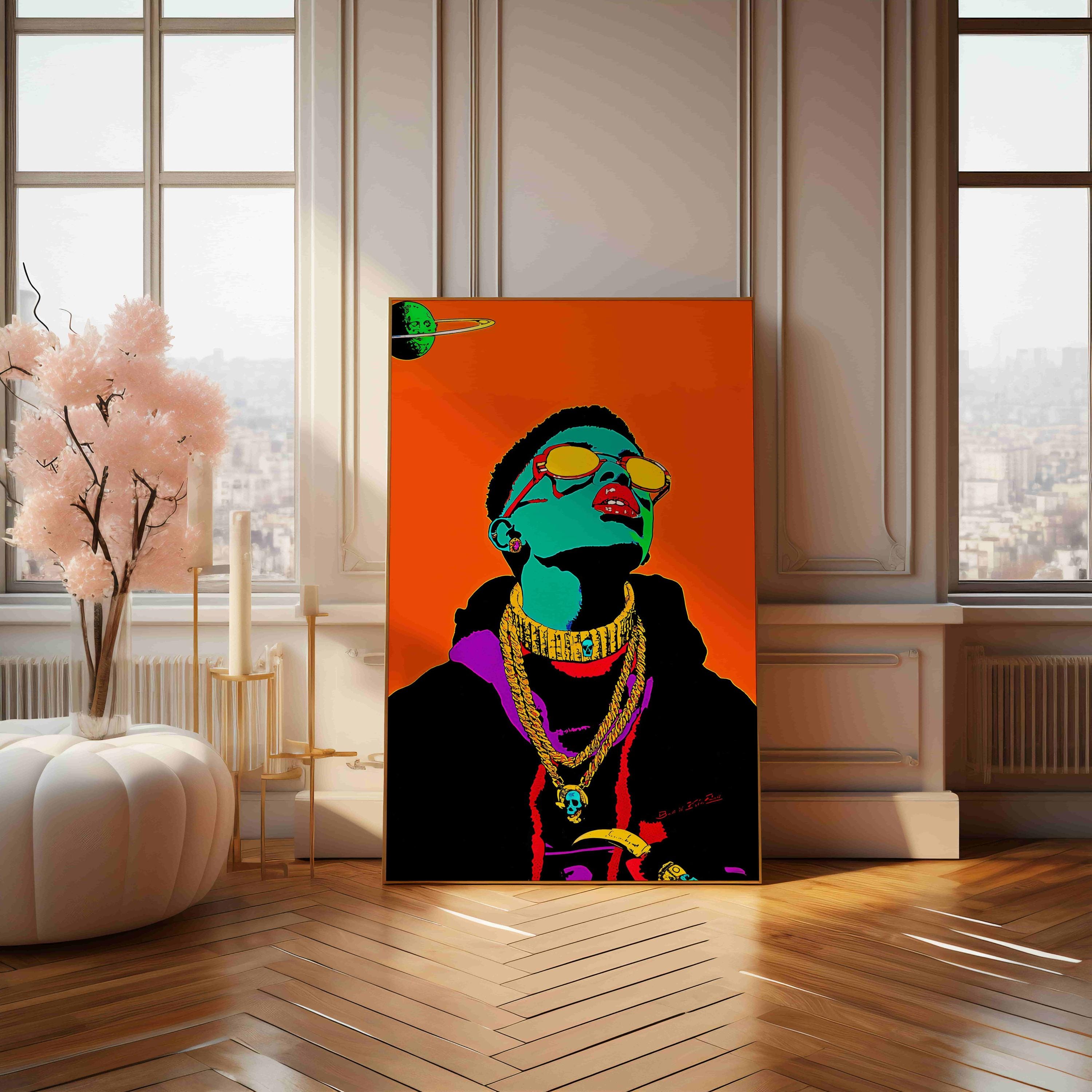 Dynamic Pop Art Poster - Unique Retro Style Wall Art - Etsy