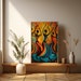 Beautiful African Tribal Dance Poster - Modern Abstract Wall Art Print ...