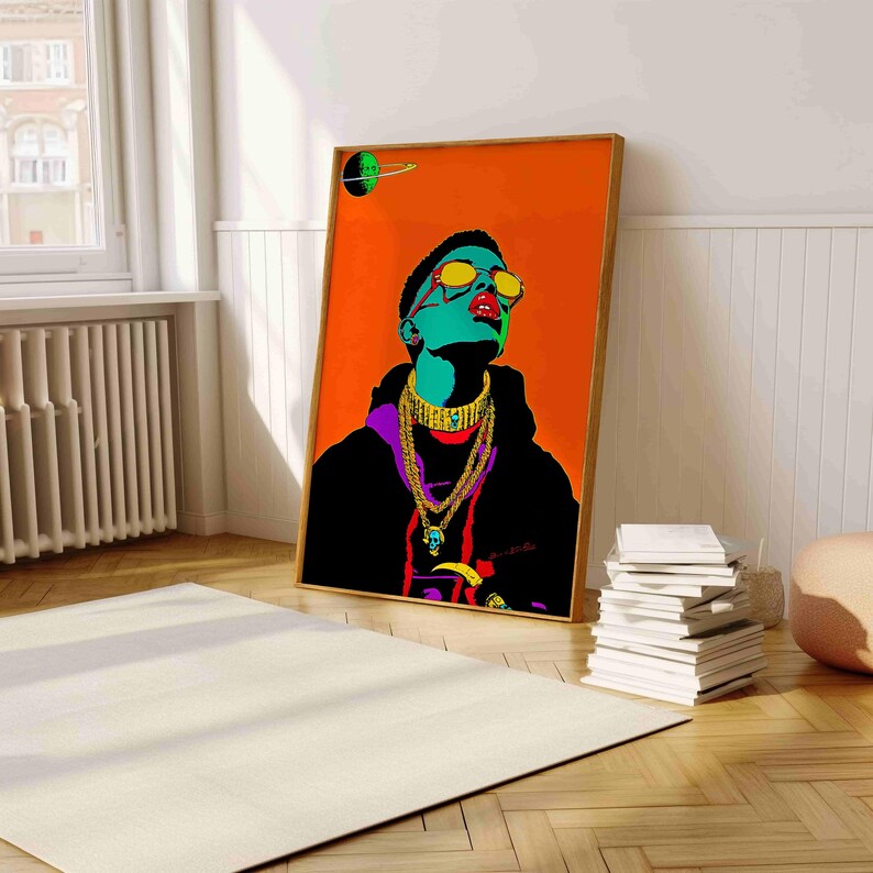 Dynamic Pop Art Poster - Unique Retro Style Wall Art - Etsy
