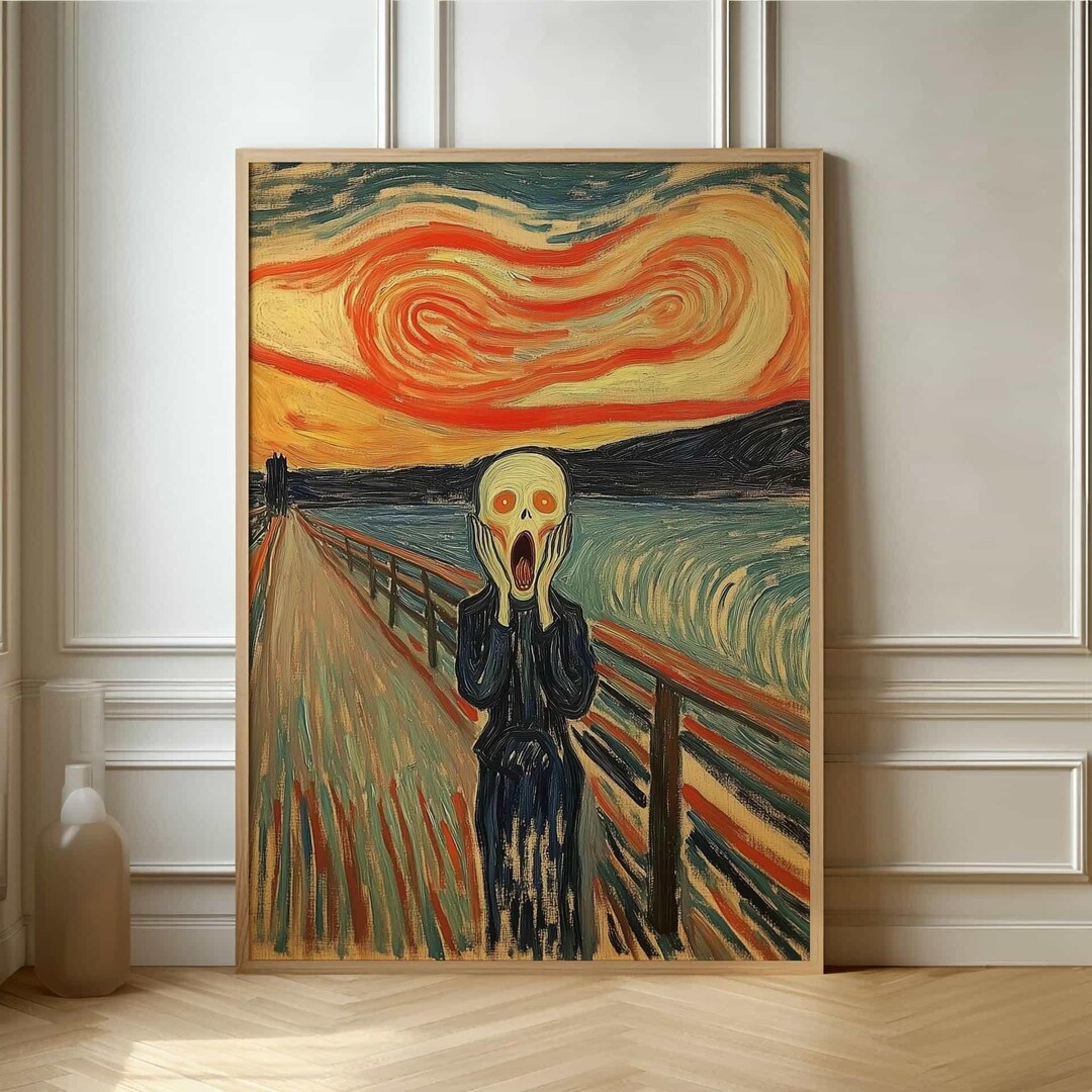 The Scream Art Print Poster - Classic Expressionism for Home Decor - Etsy