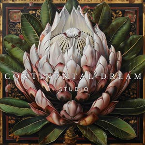 Museum-quality Protea Poster - Beautiful Floral Botanical Art Print - Etsy
