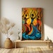 Beautiful African Tribal Dance Poster - Modern Abstract Wall Art Print ...