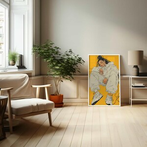Urban Style Portrait Poster - Vibrant Streetwear Art for Modern Decor ...