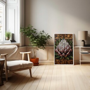 Museum-quality Protea Poster - Beautiful Floral Botanical Art Print - Etsy