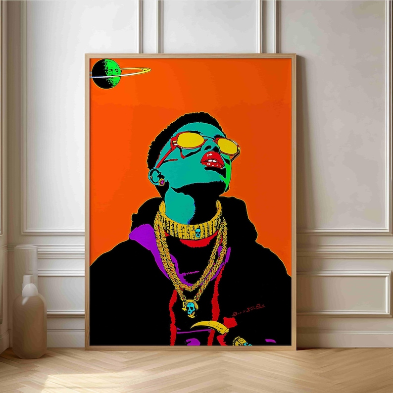Dynamic Pop Art Poster - Unique Retro Style Wall Art - Etsy