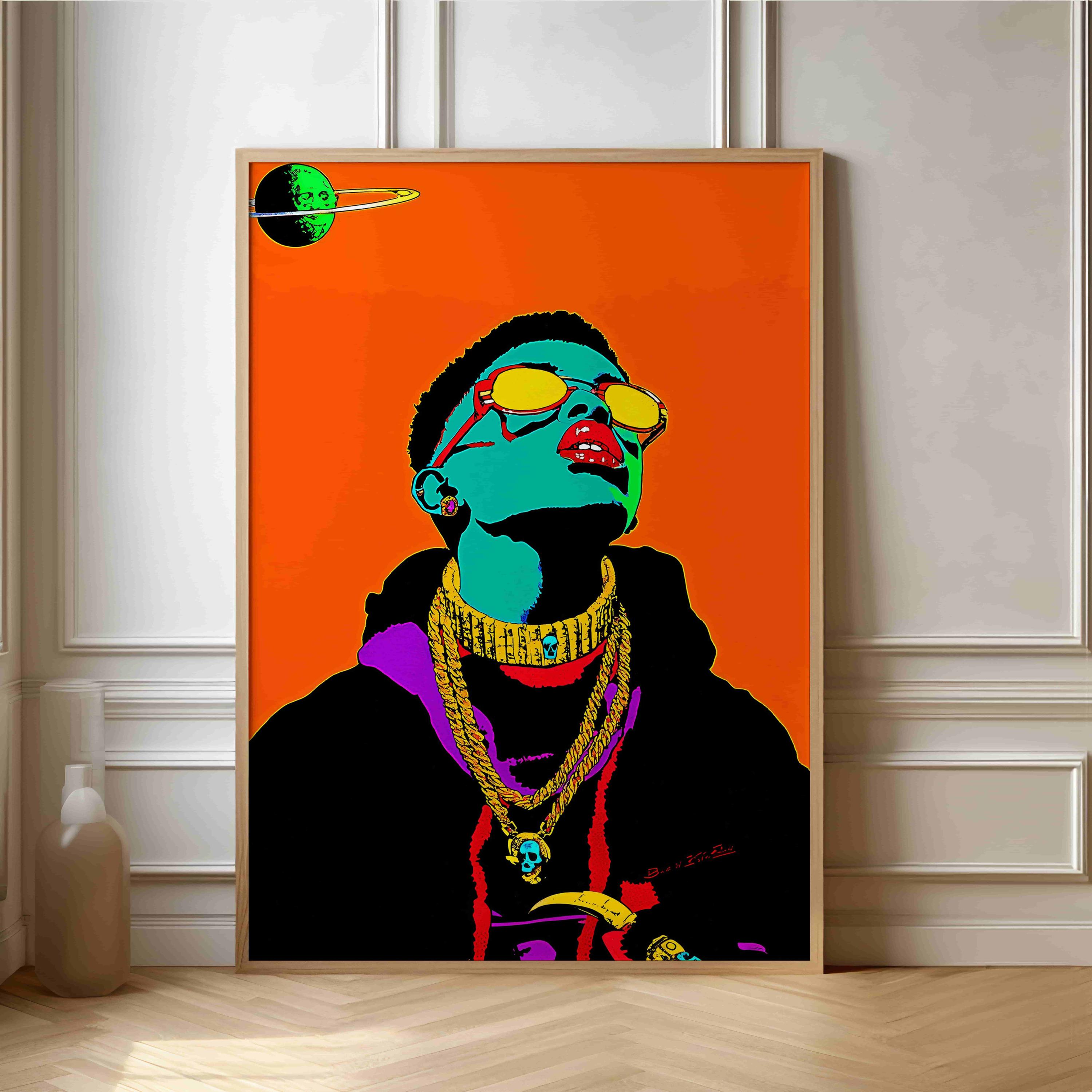 Dynamic Pop Art Poster - Unique Retro Style Wall Art - Etsy