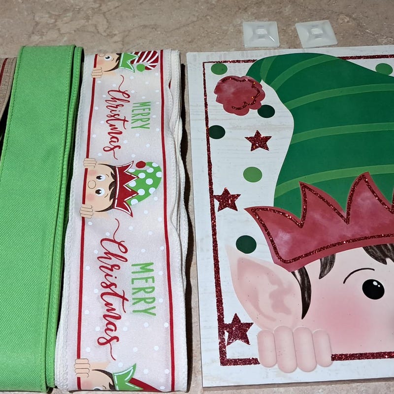 Elf Signs for Wreaths - Etsy