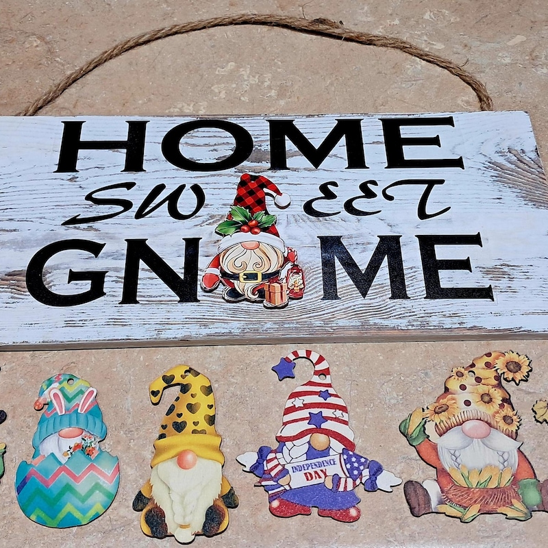 Gnome Sign - Etsy