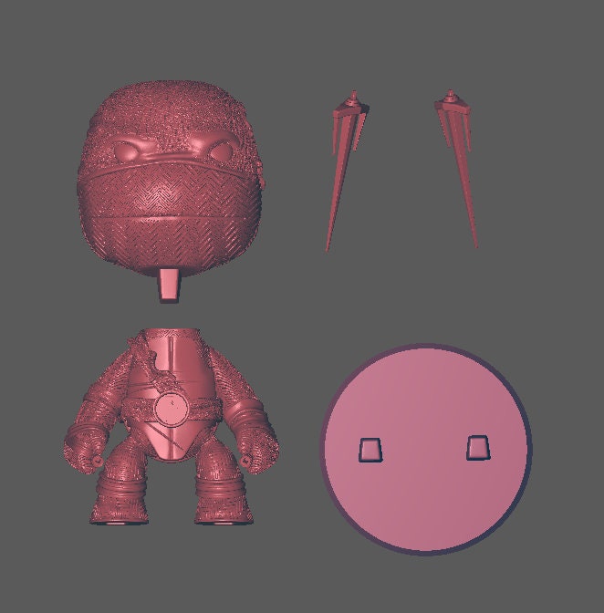 Turtle, Ninja, 3D Print Model 3D STL File - Etsy