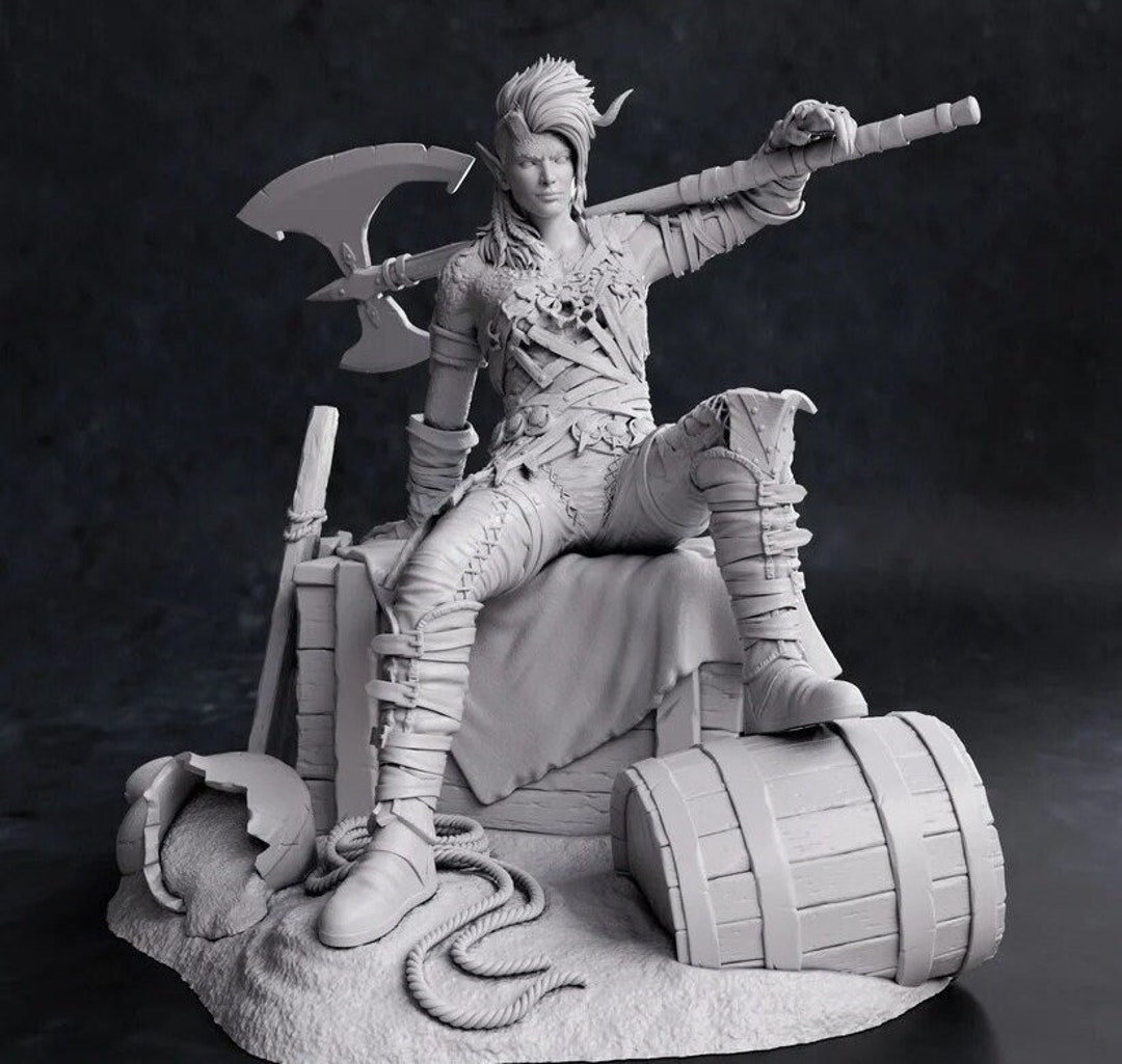 Karlach, Baldur's Gate 3, 3D Model, 3D Print Model - Etsy