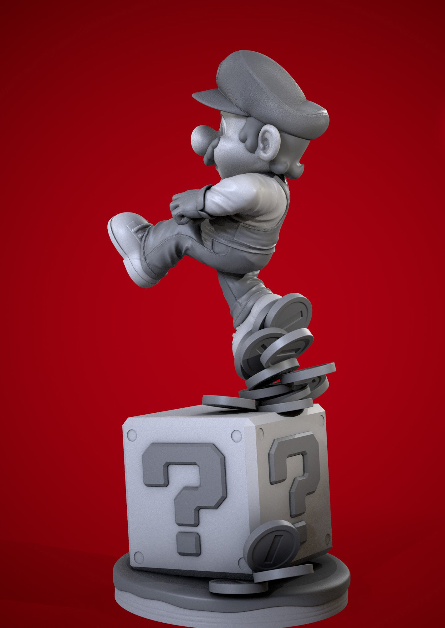 Super Mario, 3D Print Model 3D STL File - Etsy