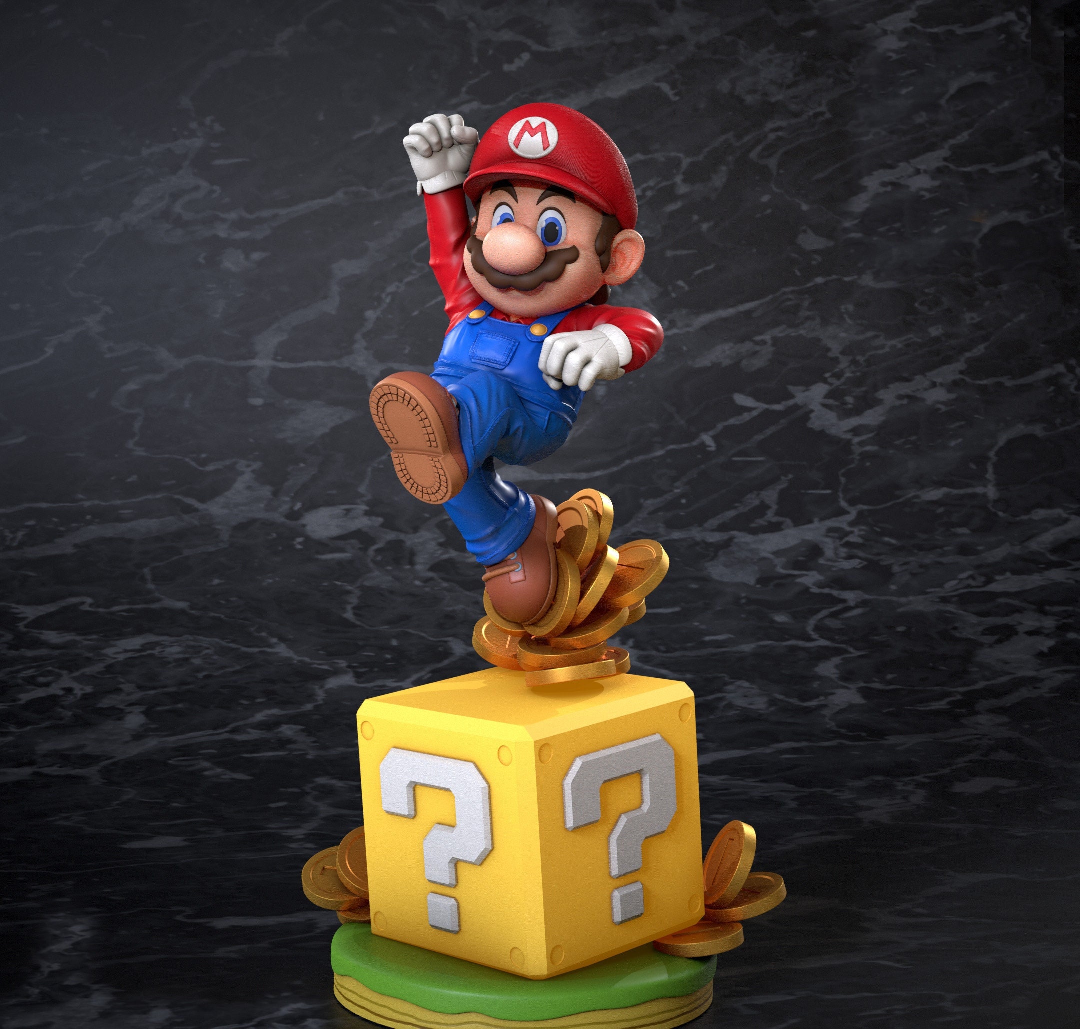 Super Mario, 3D Print Model 3D STL File - Etsy